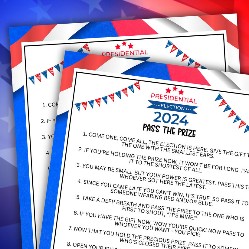 2024 Election Pass The Prize – Party Prints Press