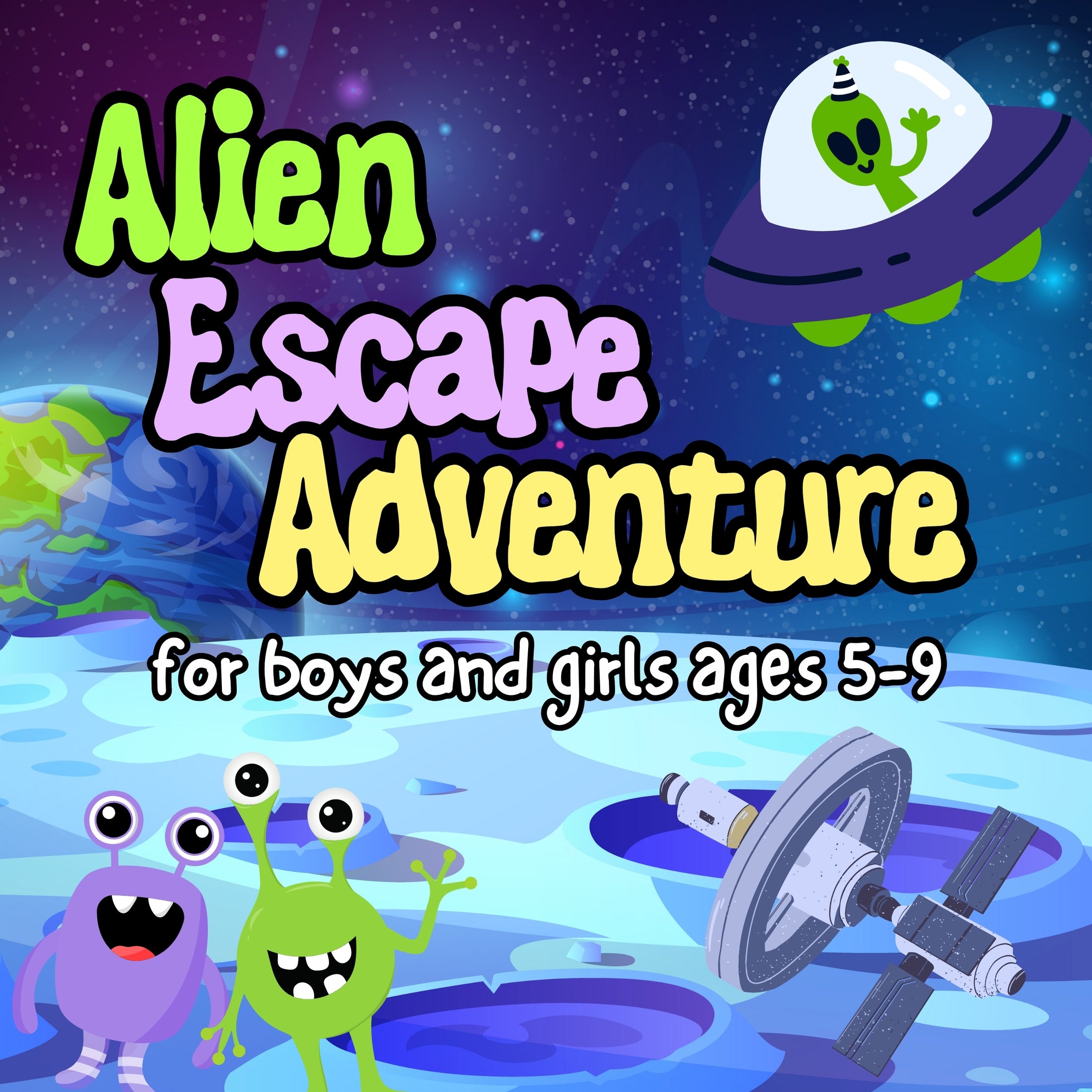 Alien Escape Room (Ages 5-9) – Party Prints Press