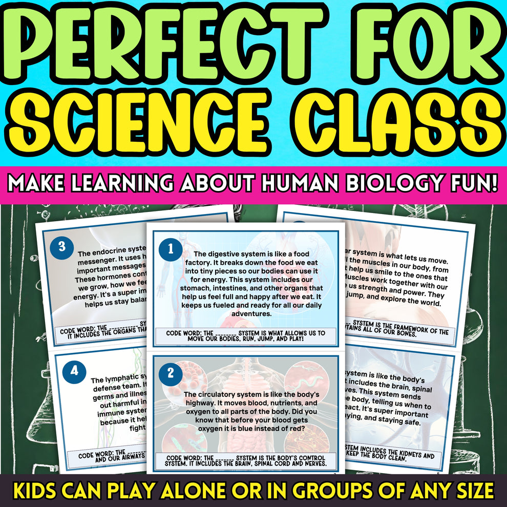 Human Body Scavenger Hunt (Ages 8-11) – Party Prints Press