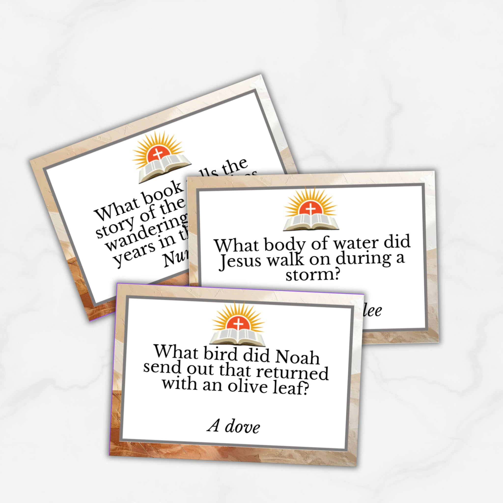 Bible Trivia (120 Cards) – Party Prints Press