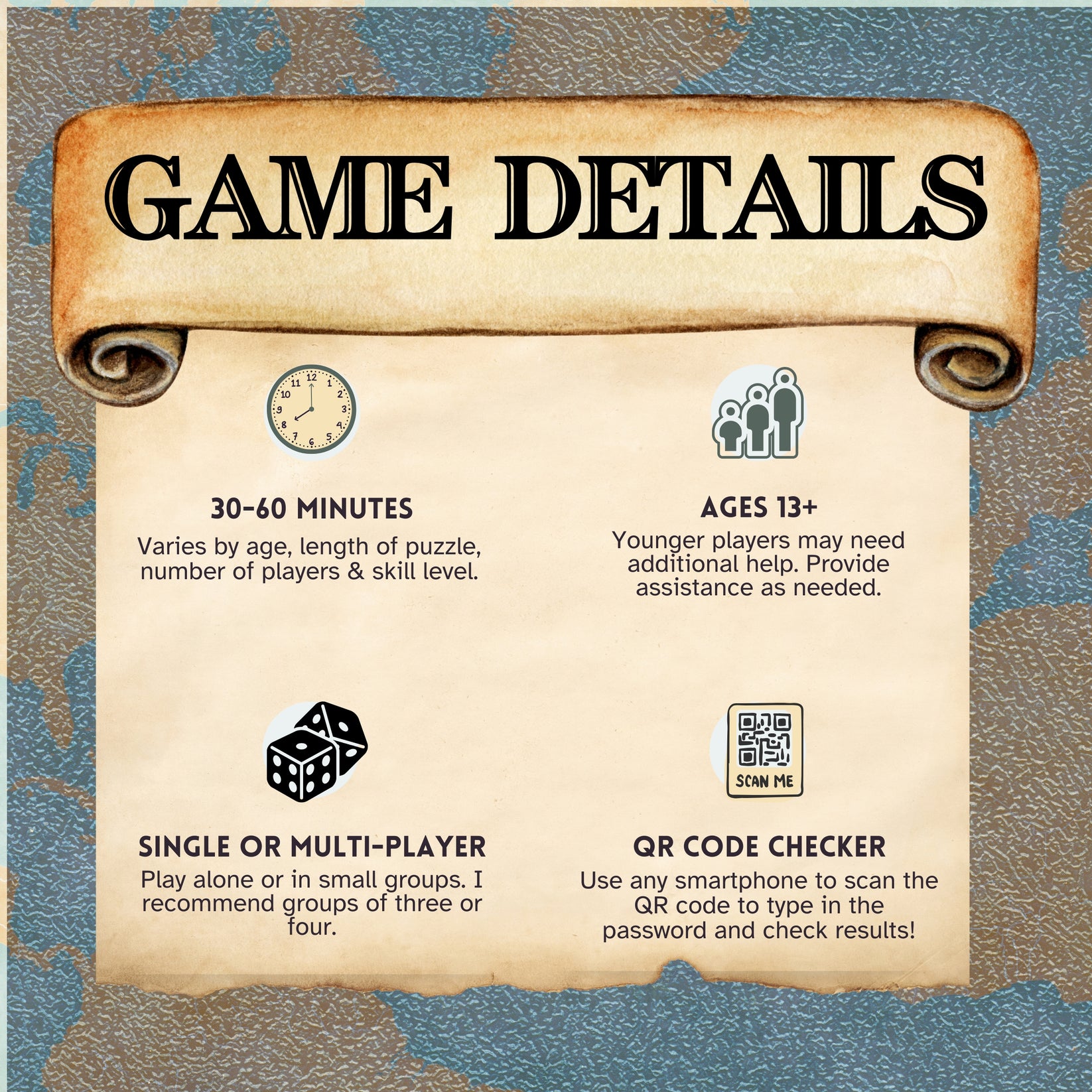 Haunted Library Escape Room – Party Prints Press