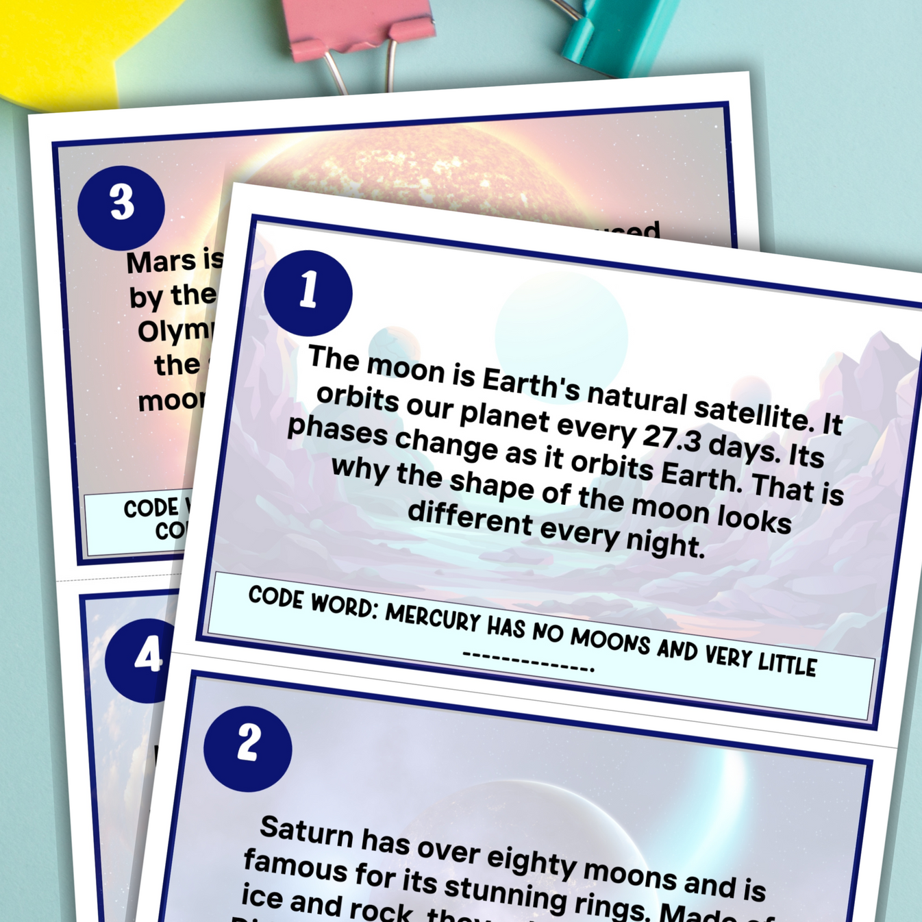 Solar System Scavenger Hunt – Party Prints Press