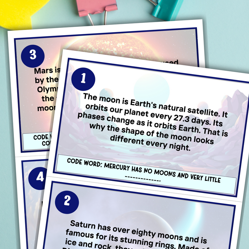 Solar System Scavenger Hunt – Party Prints Press