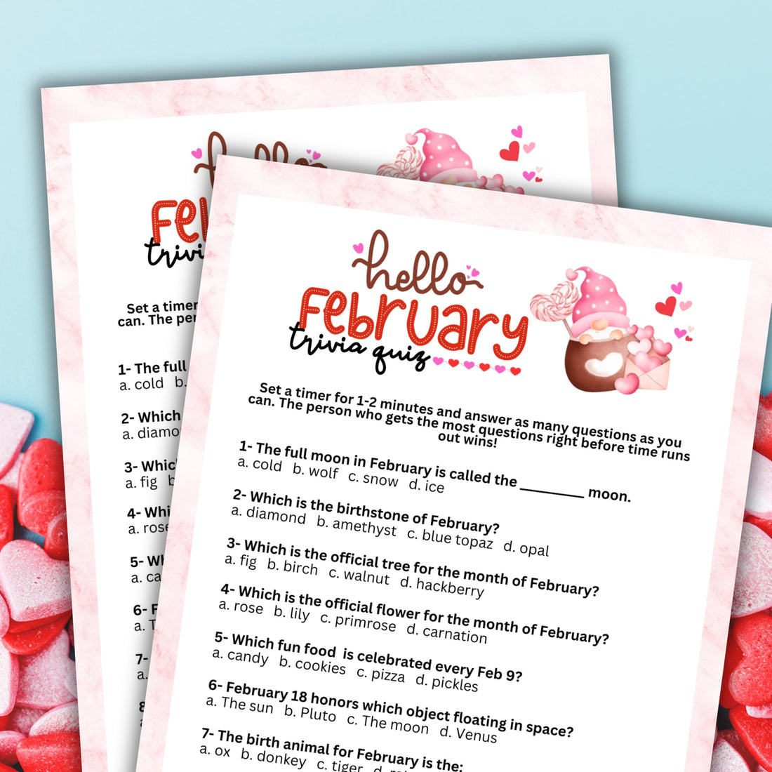 Winter Trivia Bundle – Party Prints Press