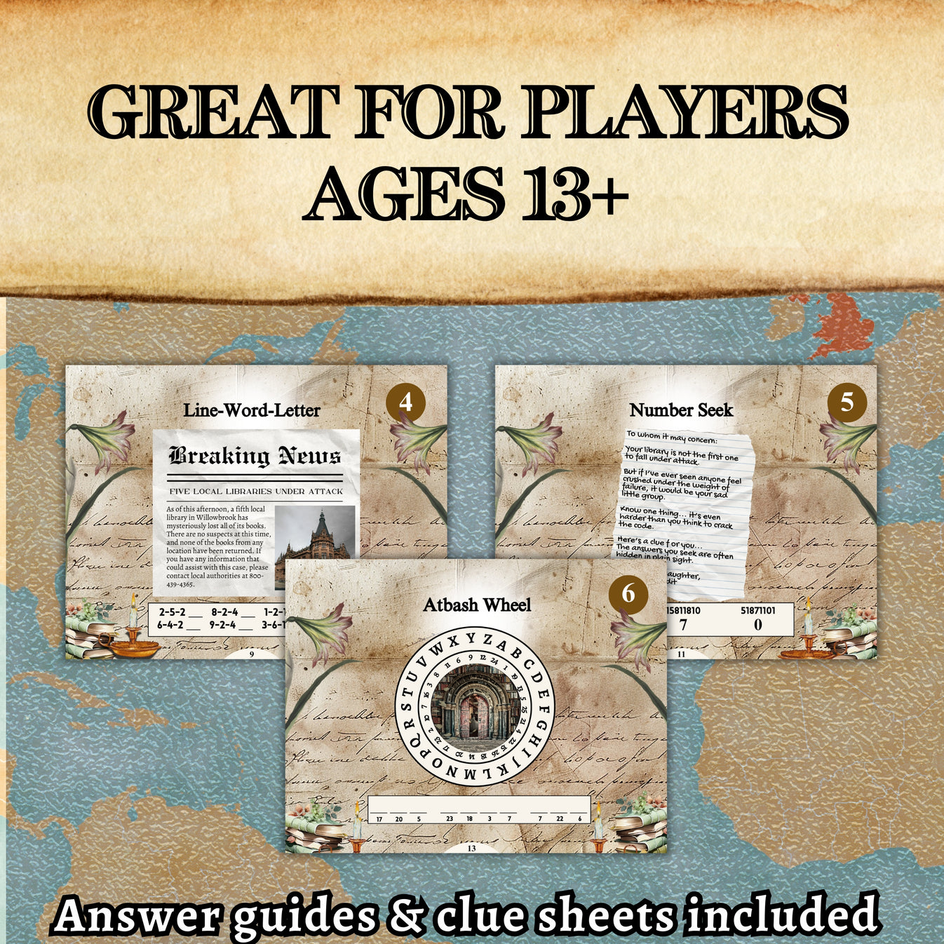 Haunted Library Escape Room – Party Prints Press