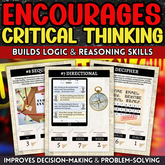 Cold Case Escape Room Mystery Game – Party Prints Press