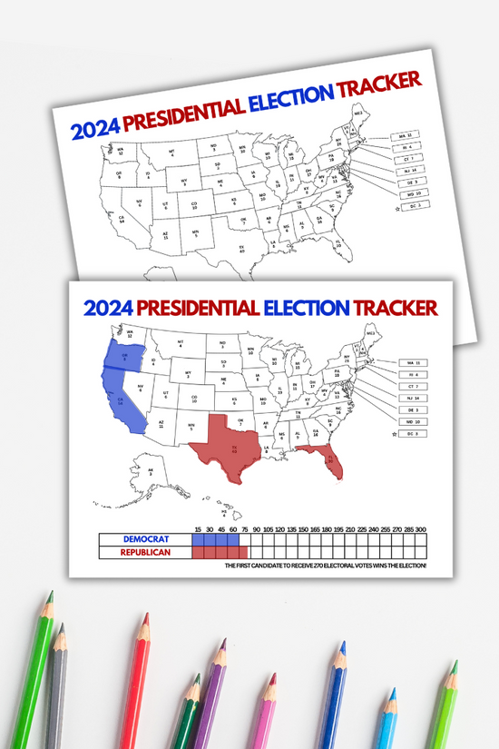 2024 Presidential Election Map – Party Prints Press